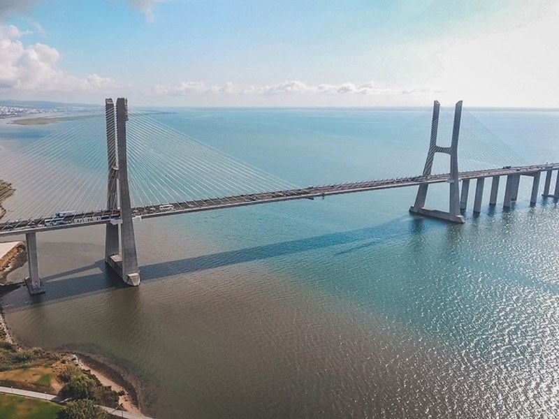 Reparación del puente atirantado Vasco da Gama, Lisboa — Begira ...